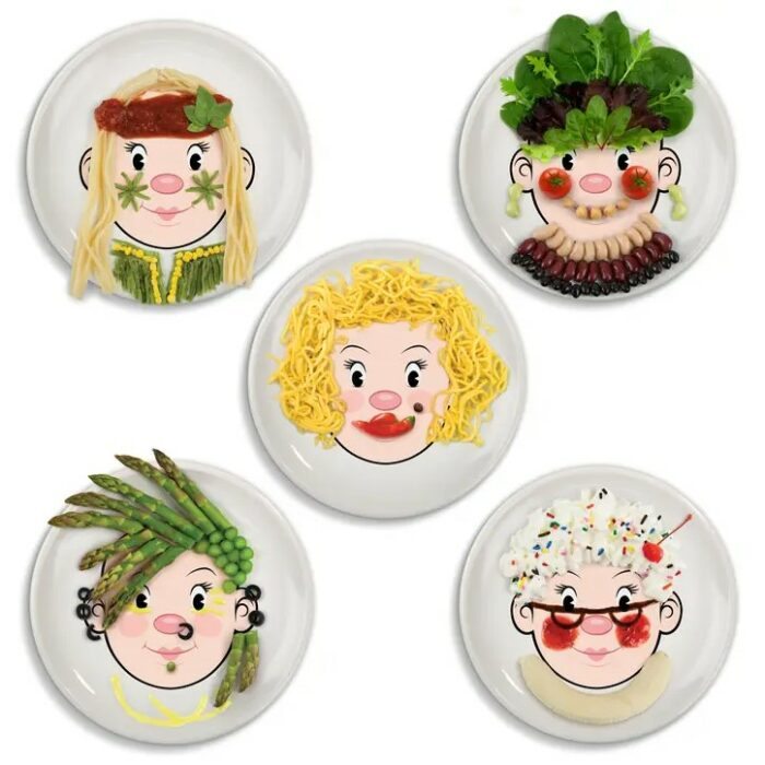 Assiette Foodface - Madame - Ma Petite Assiette