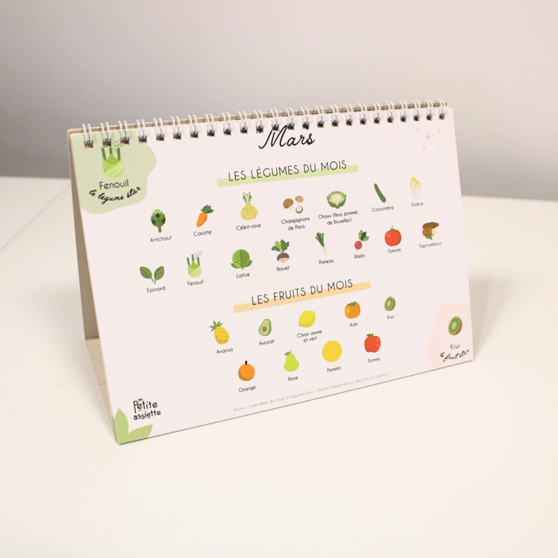 Calendrier des fruits et légumes de saison - Ma Petite Assiette